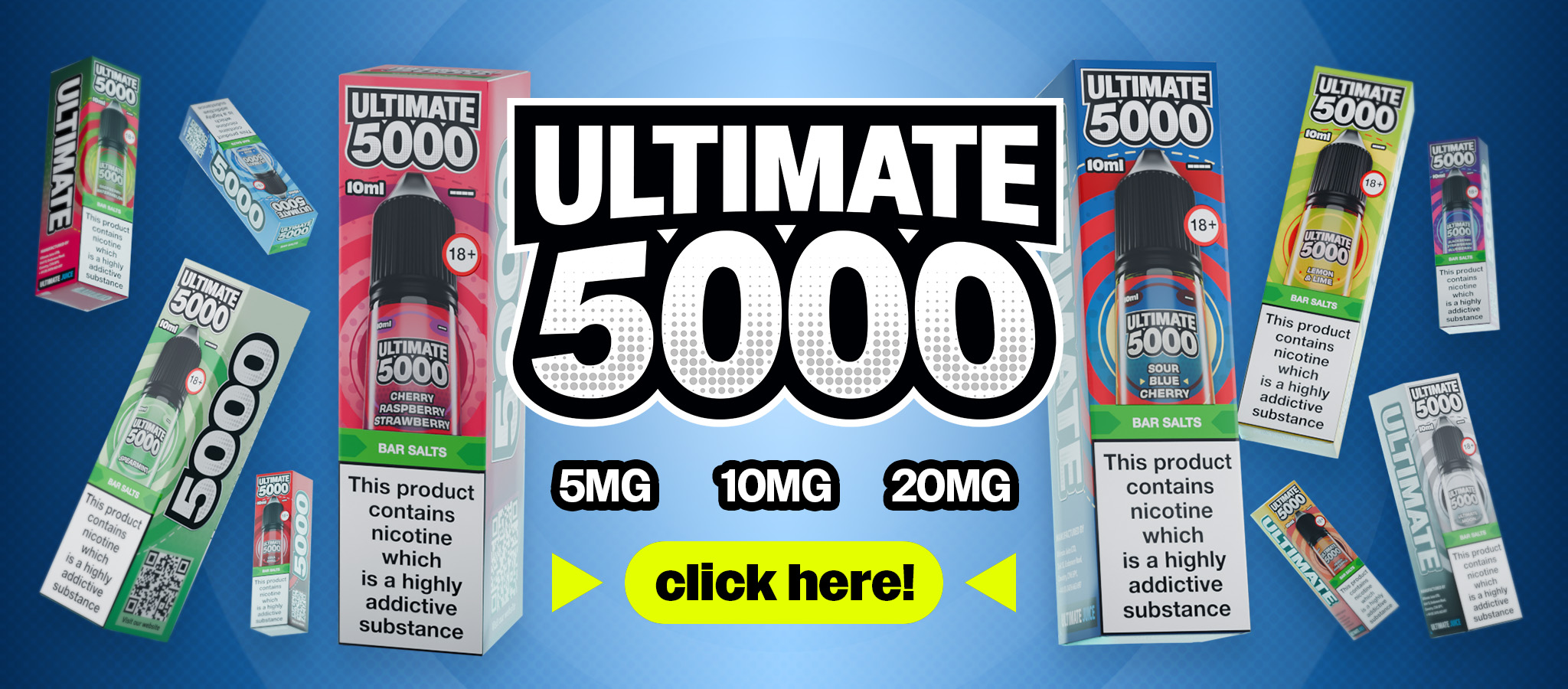 Ultimate 5000 Bar Salts | Ultimate Juice